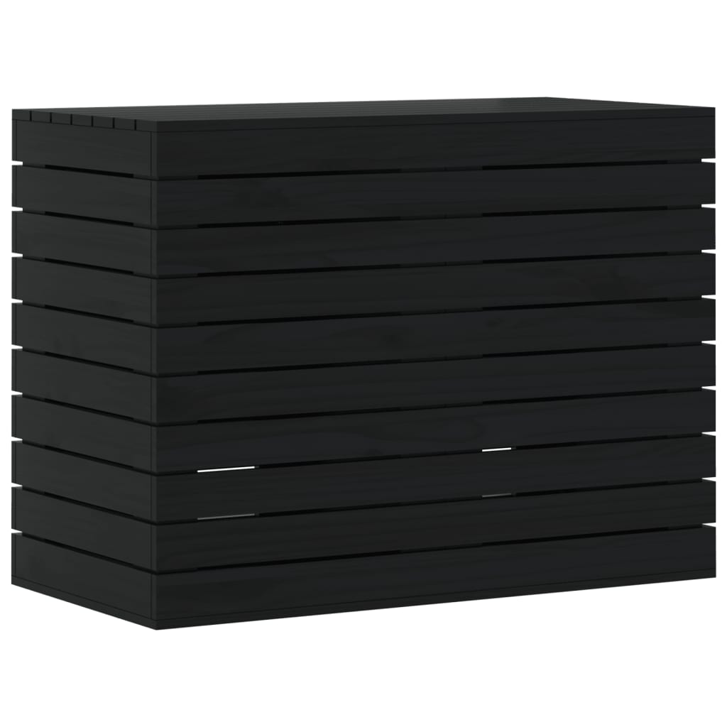 Black wooden laundry basket store