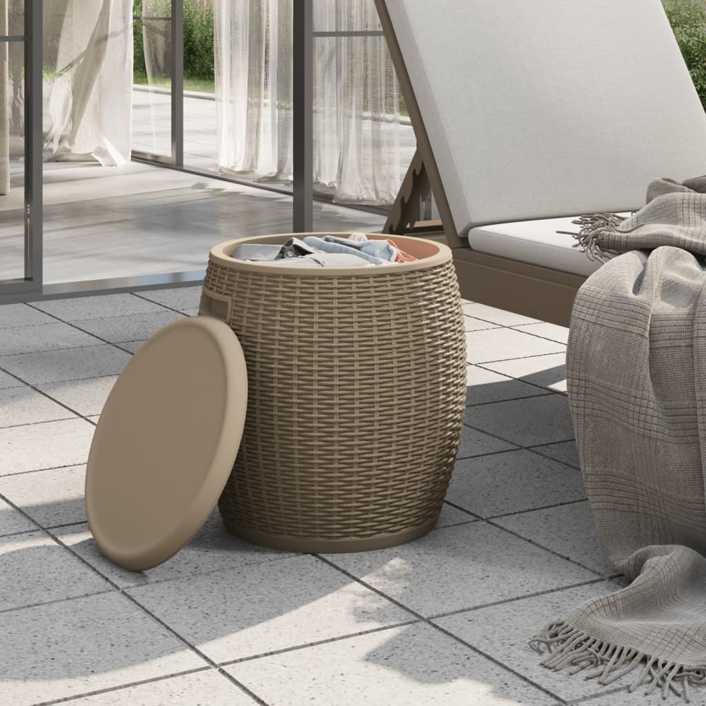 Round outdoor storage ottoman store
